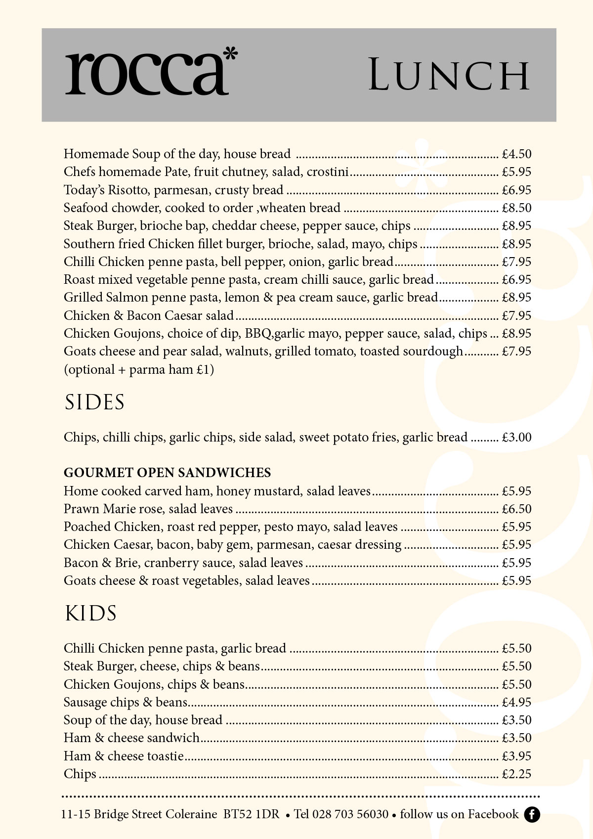 Rocca Coleraine :: Home